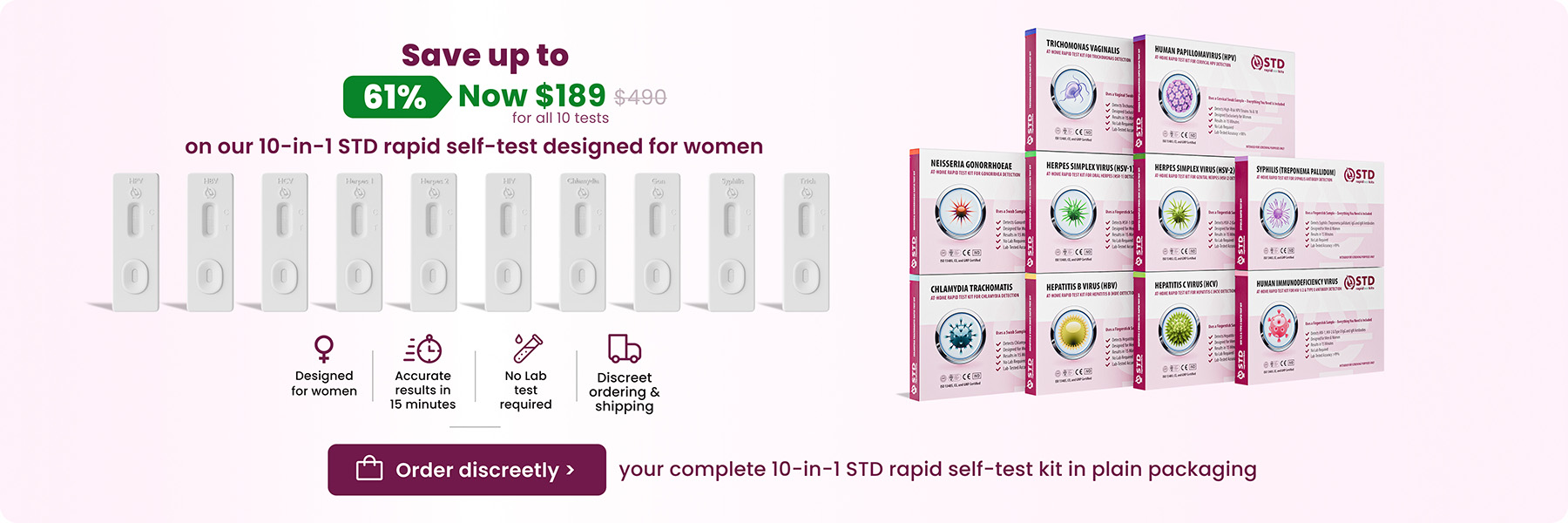 Female test kits