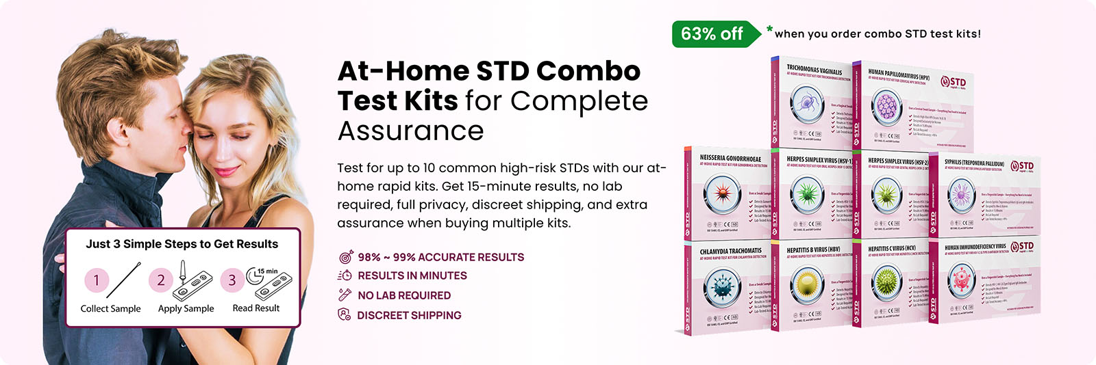 STD Home Test Kit Combo Packages – Test Different STDs At-Home ...