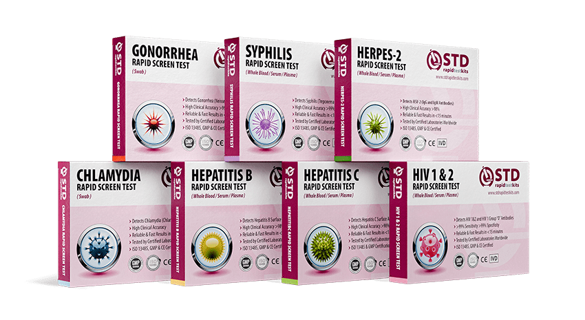 Complete STD At-Home Rapid Self-Test Kit for 7 Infections