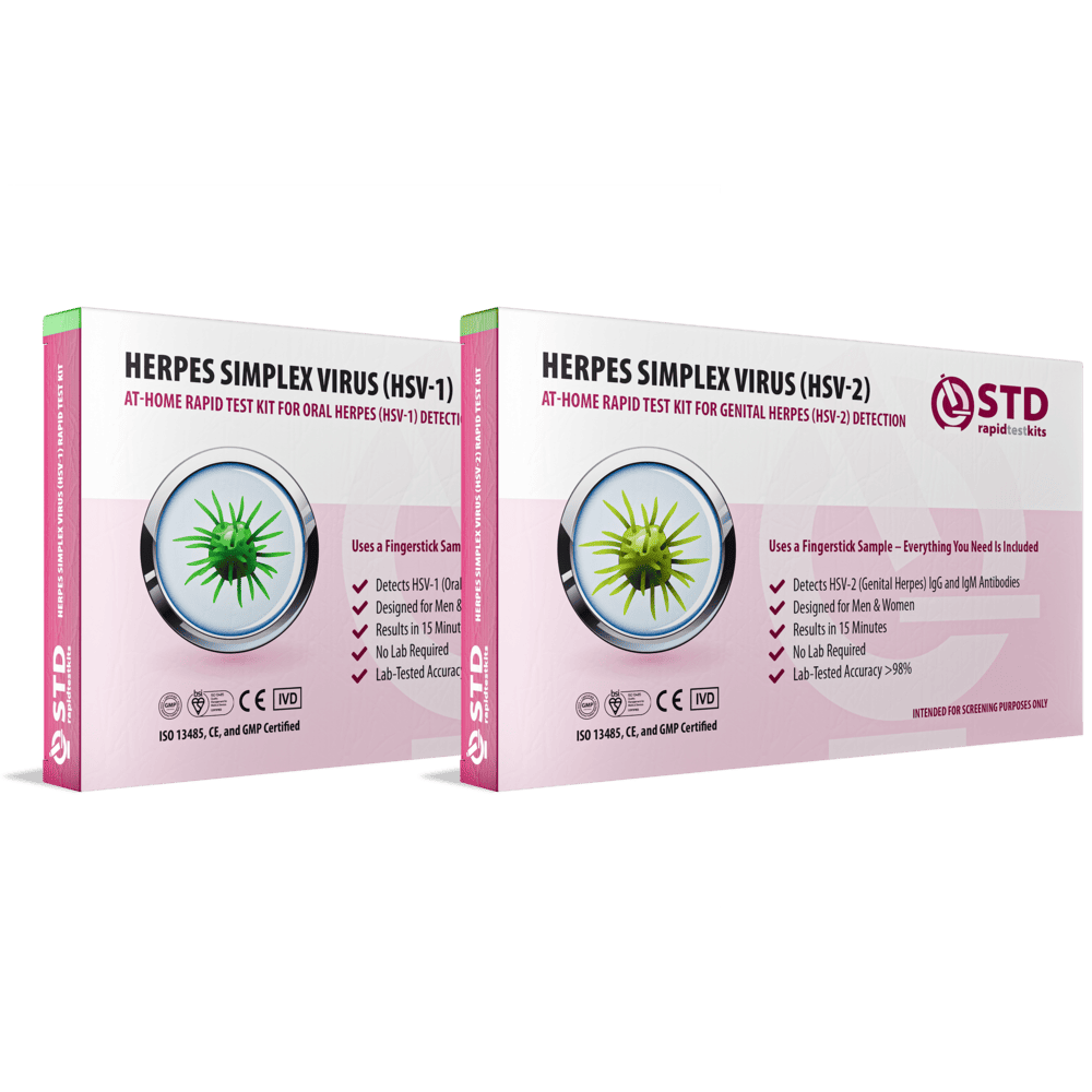 Genital Herpes Simplex (HSV-2) & Oral Herpes Simplex (HSV-1) At-Home ...
