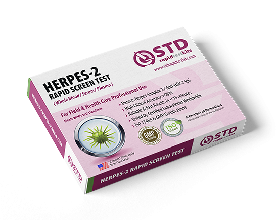 Genital Herpes 2 At-Home Rapid Self-Test Kit