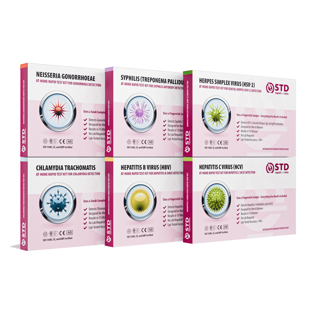 Essential Six-STD At-Home Rapid Self-Test Kit
