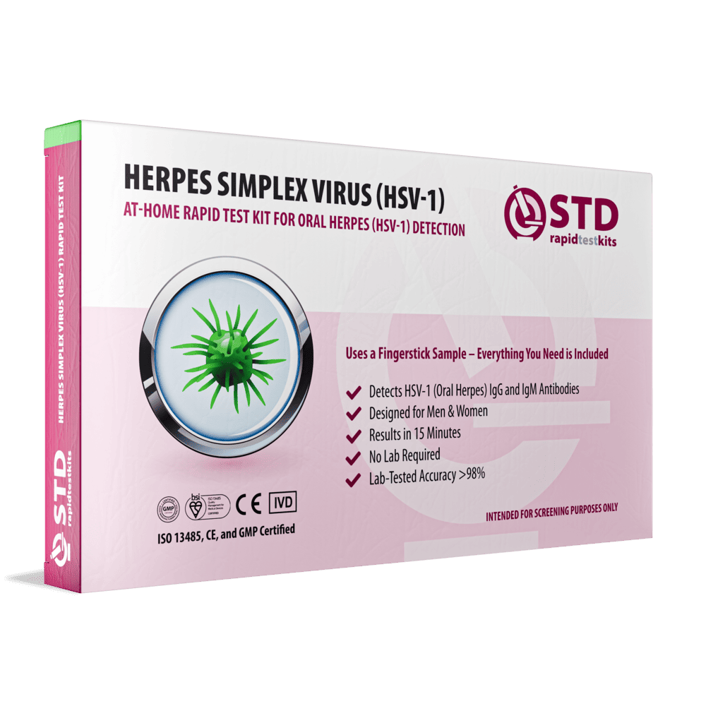 Oral Herpes 1 At-Home Rapid Self-Test Kit