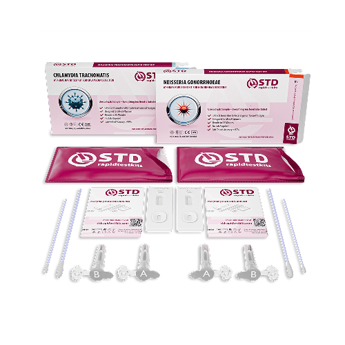 Chlamydia & Gonorrhea 2-in-1 At-Home Rapid Test Kit