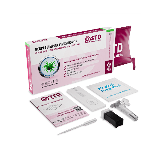 Oral Herpes 1 At-Home Rapid Self-Test Kit