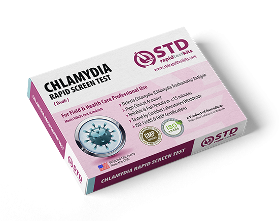 Chlamydia & Gonorrhea At-Home Rapid Self-Test Kit Package
