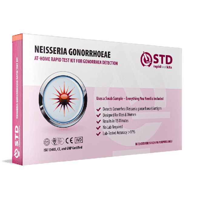 Chlamydia & Gonorrhea 2-in-1 At-Home Rapid Test Kit